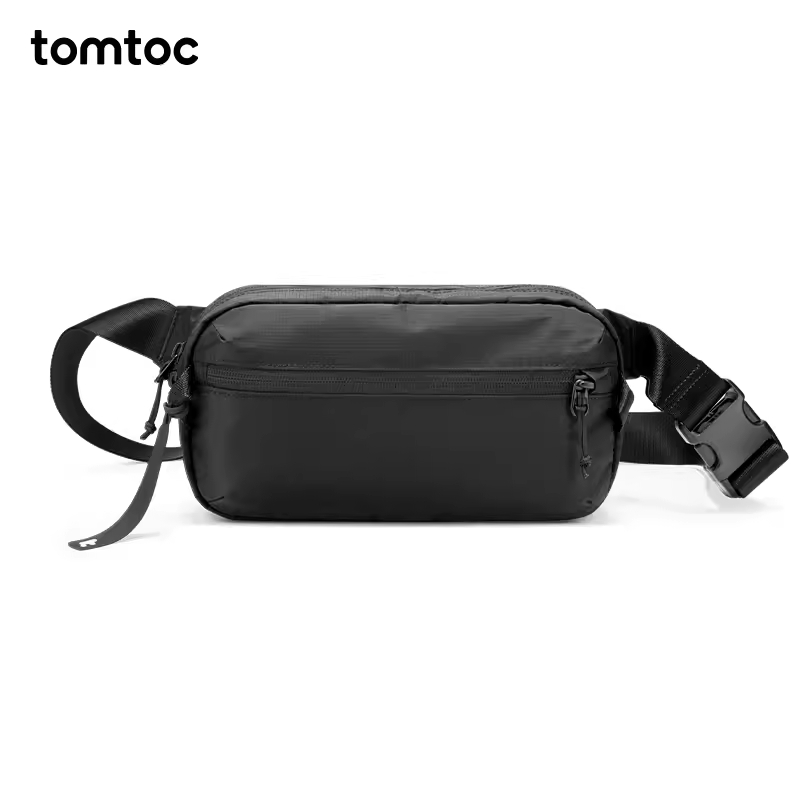 Tomtoc Aviator Series-Men's Waist Bag & Chest Bag T33 Small Capacity 1. ...