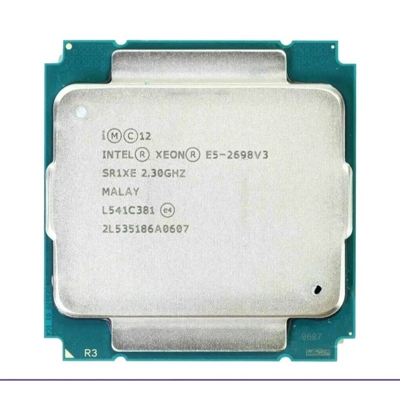 Intel Xeon E5 2698 V3 2698V3 2.3Ghz 16-Core LGA 2011-3 โปรเซสเซอร ์ cpu ...