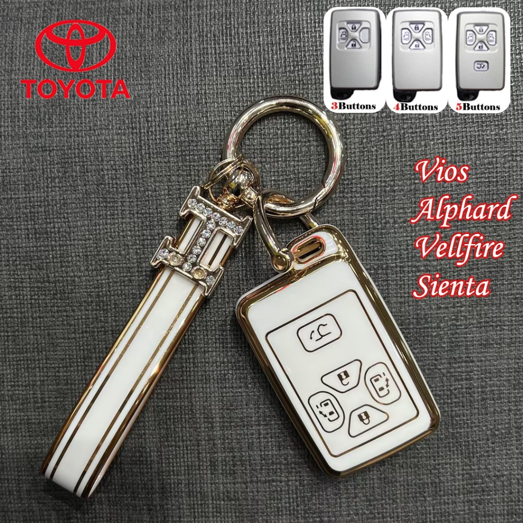 Toyota High-end 3/4/5ปุ ่ มสําหรับ Toyota Vios Alphard Vellfire Sienta ...