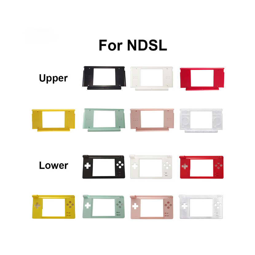 Nslikey หลายสีพลาสติกด ้ านบน Lower LCD กรอบหน ้ าจอสําหรับ Nintendo ...