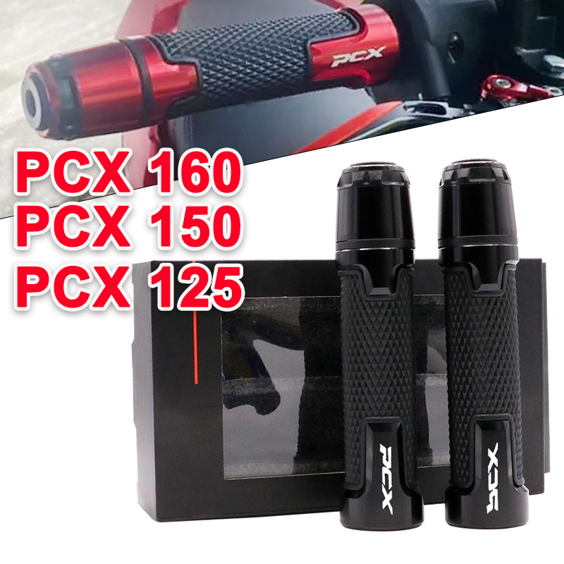จับสําหรับ HONDA PCX 160 150 125 PCX125 PCX150 PCX160 CNC อลูมิเนียม anti slip grip พร้อมบาร์ ...