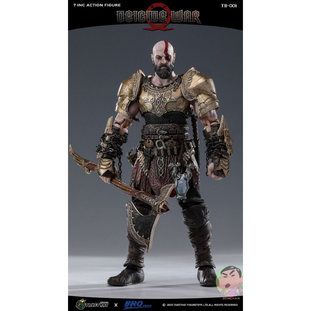 Brotoys x Takethes 1/12 God Of War Kratos Action Figure | Shopee Thailand