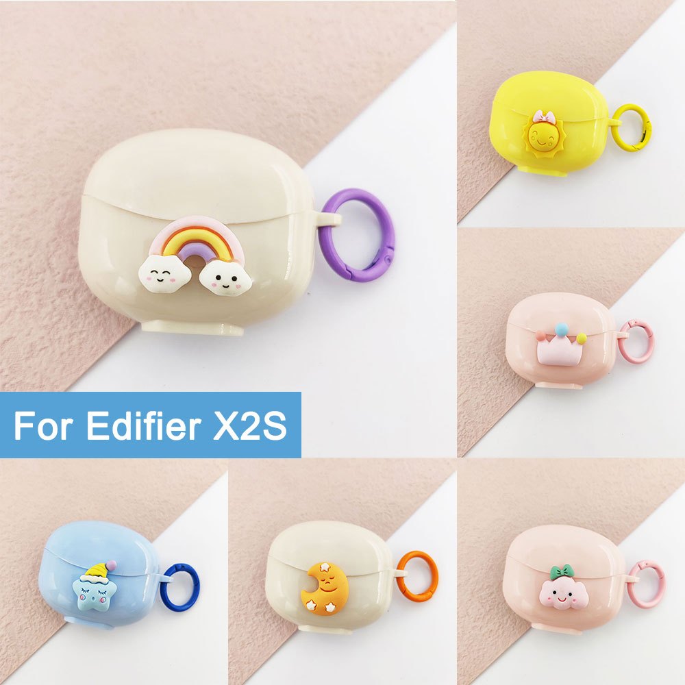การ ์ ตูนหูฟังนุ ่ มสําหรับ Edifier X2S Casing Candy สีปลอกสําหรับ ...