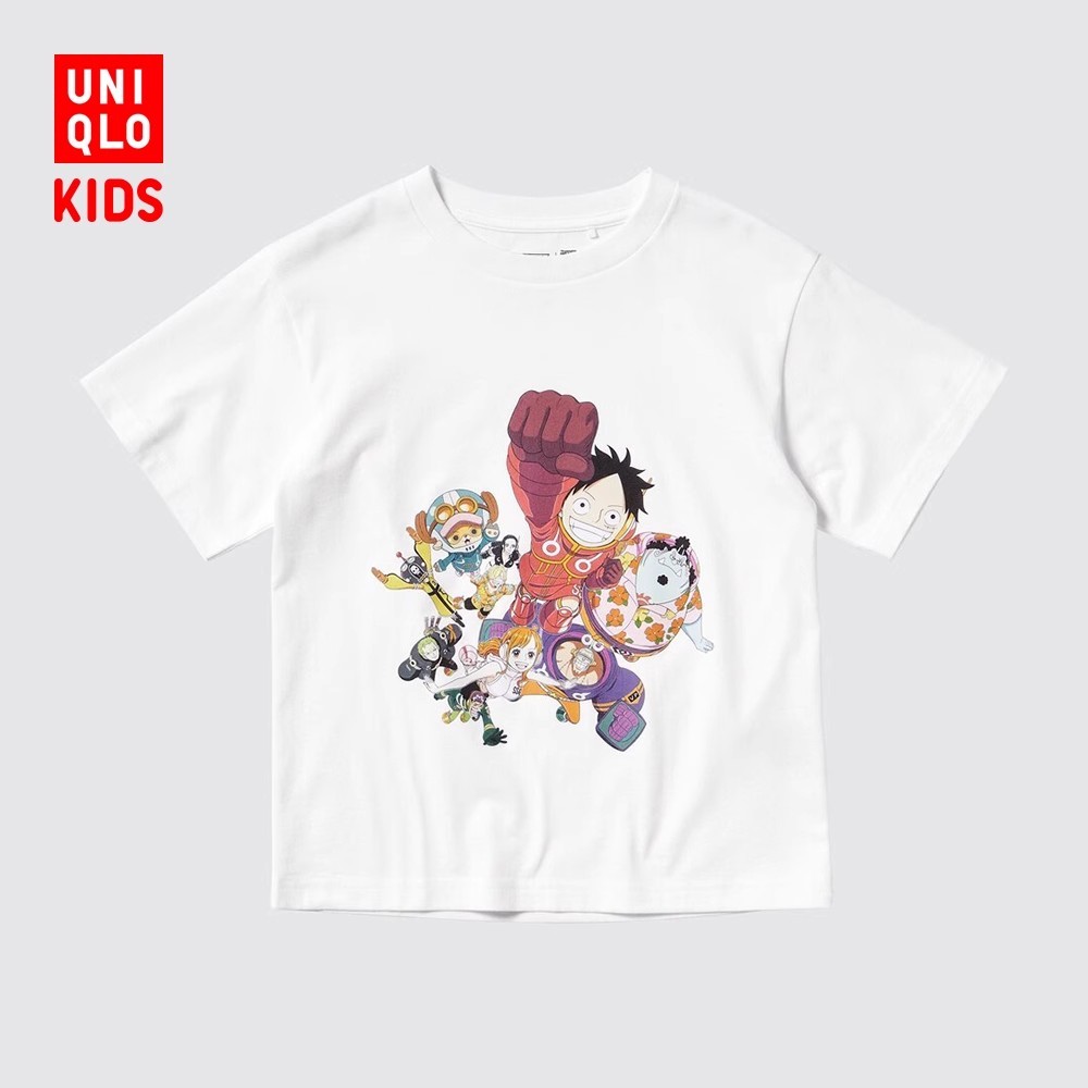 Uniqlo Unisex UT ONE PIECE 25th พิมพ ์ เสื ้ อยืดแขนสั ้ น 24 ใหม ่ ...