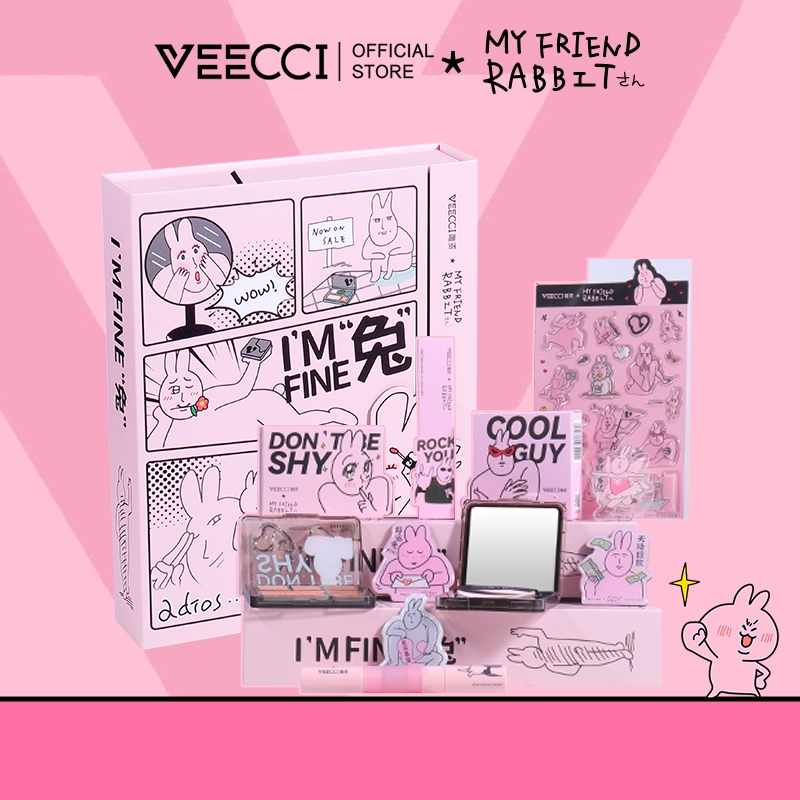 VEECCI x MY FRIEND RABBIT เซตแต่งหน้า กล่องของขวัญการ์ตูน ความรู้สึกของ ... VEECCI x MY FRIEND RABBIT เซตแต่งหน้า กล่องของขวัญการ์ตูน ความรู้สึกของ ...