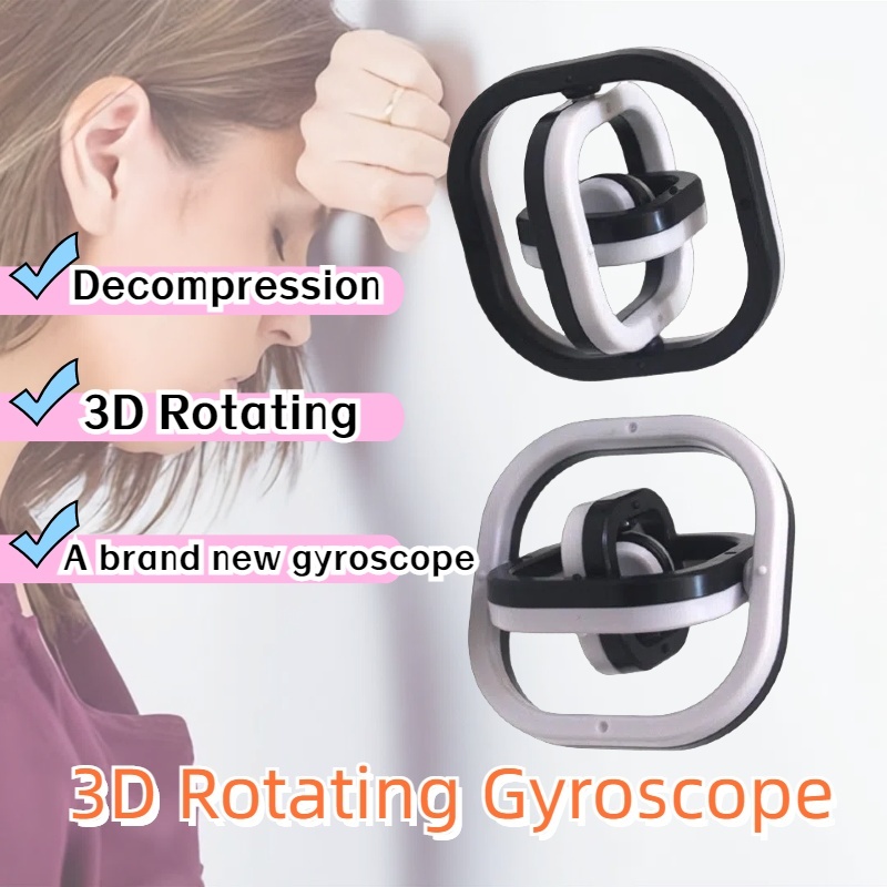 ใหม ่ 3D Infinite หมุนปลายนิ ้ ว Gyroscope Decompression ปลายนิ ้ วพลิก Decompression Gyroscope ...