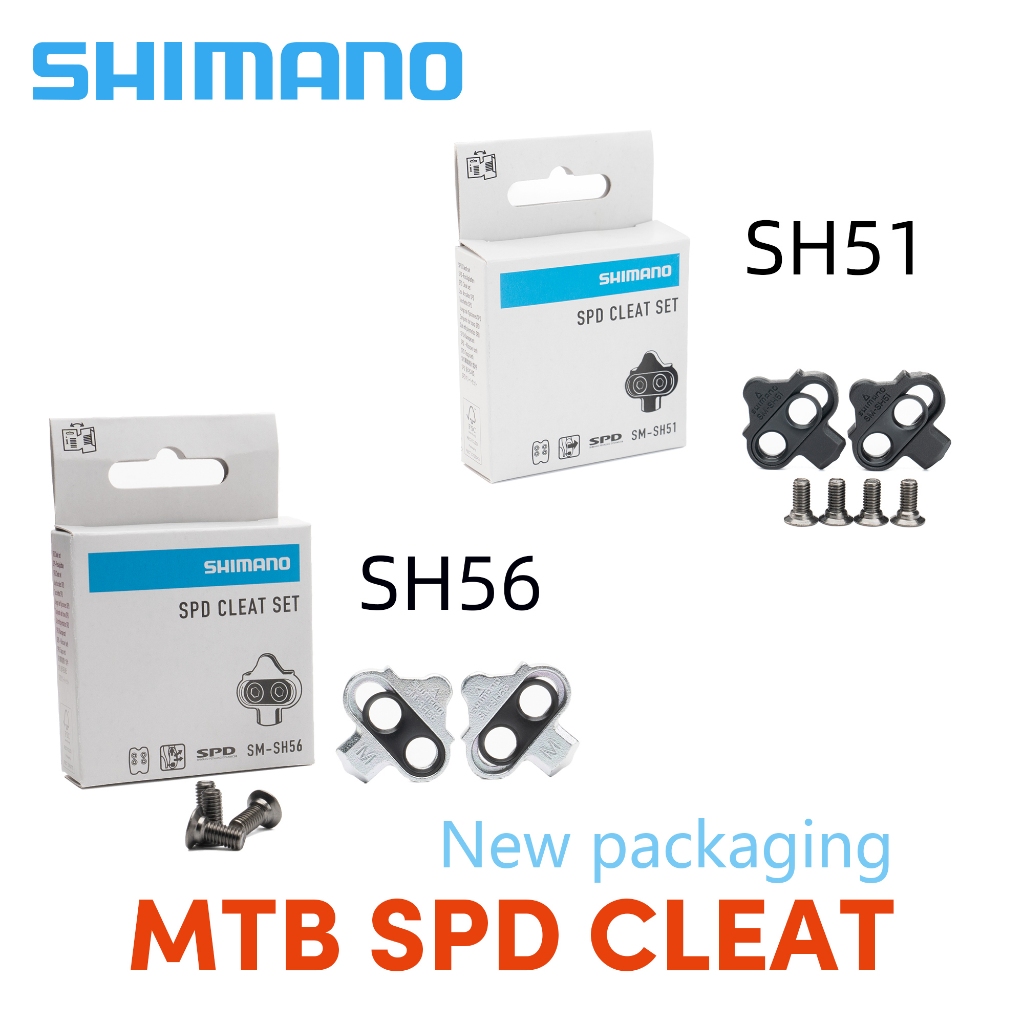 Shimano SPD SH51 SH56 Cleat ชุด Mutter Platten MTB จักรยานเสือภูเขา ...