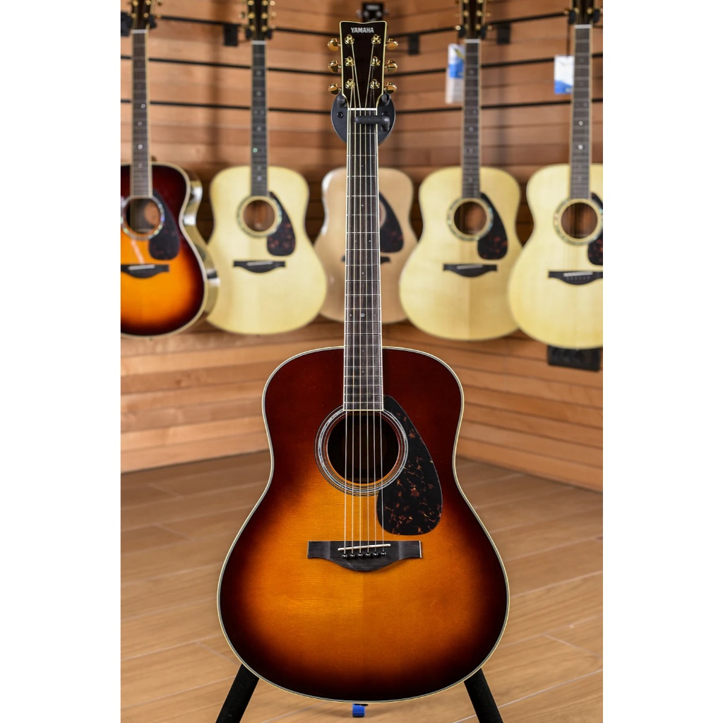 Yamaha LL6 ARE Original Jumbo - Brown Sunburst Electro-Acoustic Guitar ...