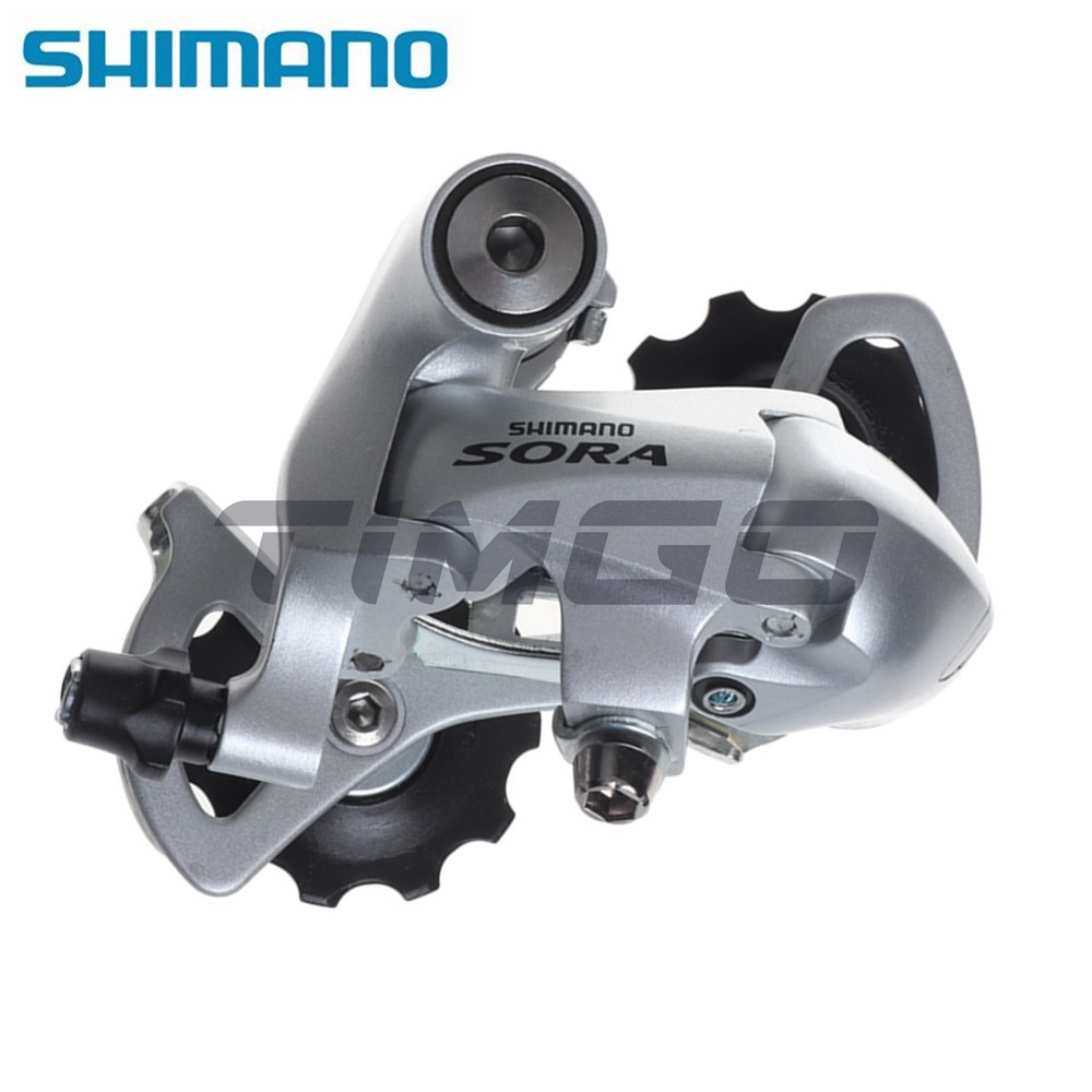 Shimano Sora RD-3400 9 Speed Road Bike สับจานหลัง Direct Mount Silver ...