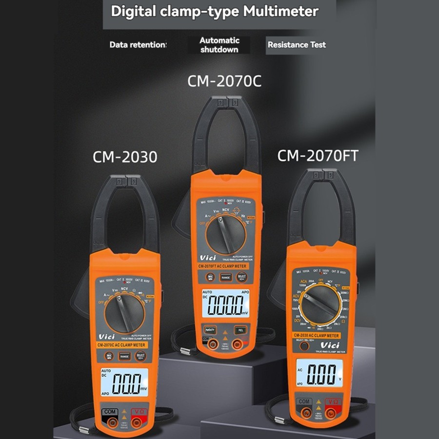Clamp Shaped Digital Multimeter แบบพกพา 1000a ความแม ่ นยําสูง ...