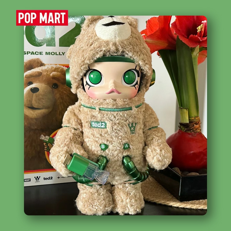 Popmart POPMART MOLLY Ted2 ตุ ๊ กตาหมี 400 % | Shopee Thailand