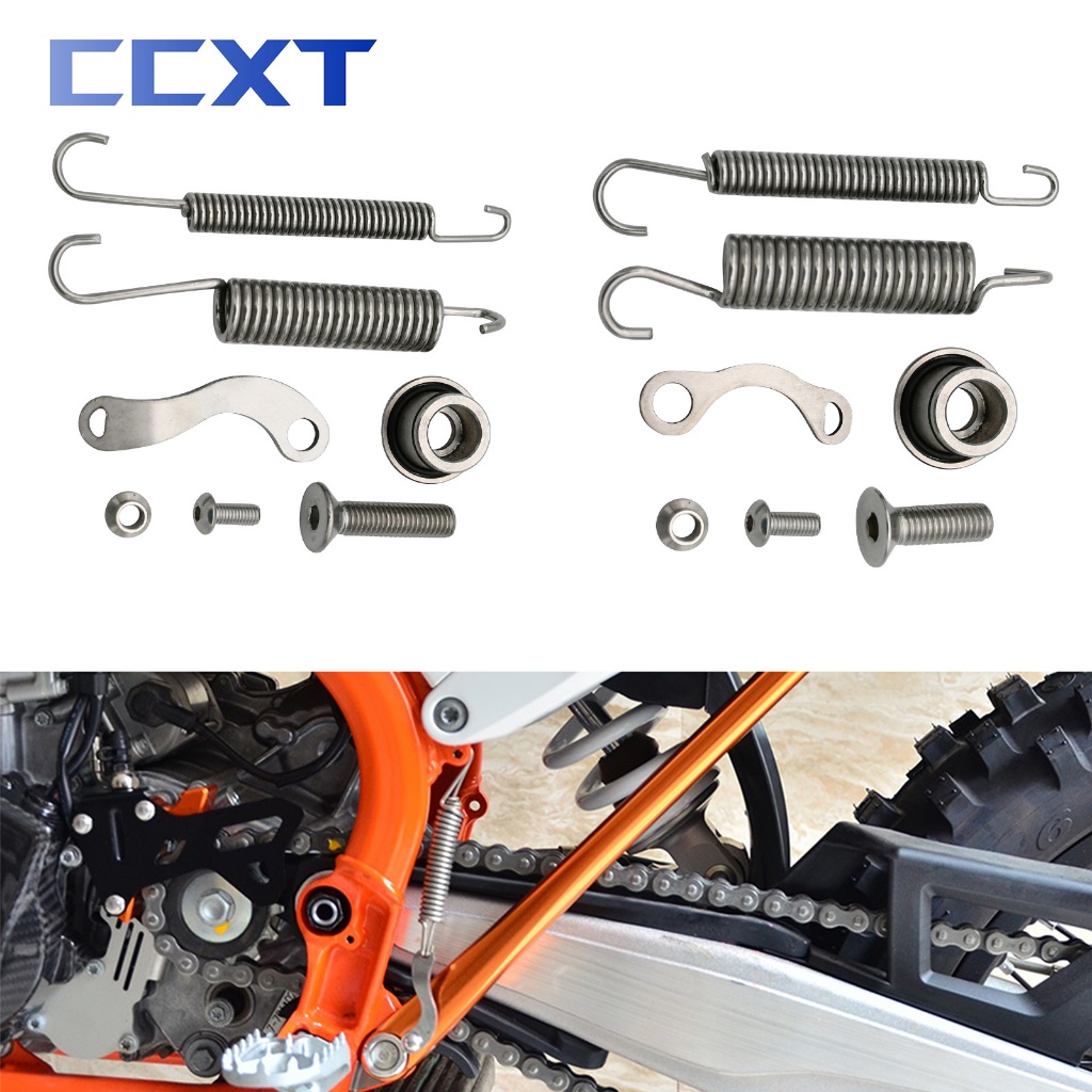 รถจักรยานยนต ์ Sidestand Kickstand Springs Bots ชุดสําหรับ KTM XC XCF ...