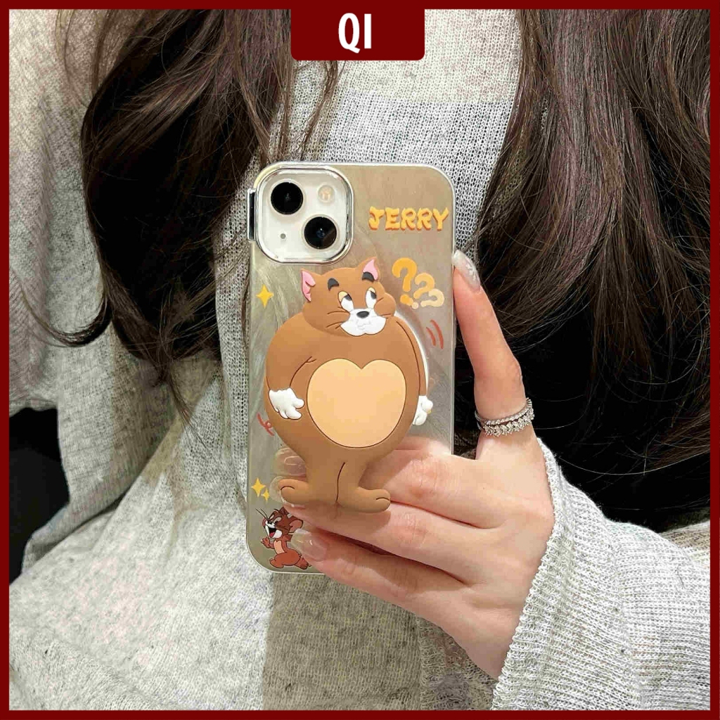 [สต๊อกพร้อม]แม่เหล็กสองด้าน Iphone 15Pro Max Cute Jerry Mouse Iphone 13 ...