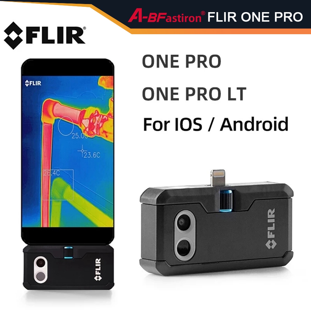 Flir ONE PRO Thermal Imager อุตสาหกรรมการตรวจจับท่อน้ําอินฟราเรดการถ่าย ...