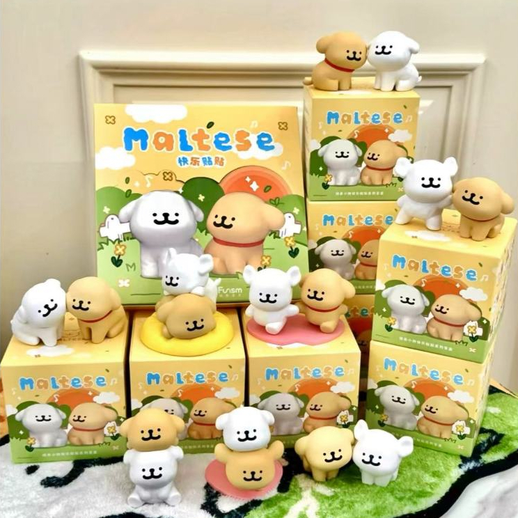 Puppy Blind Box Surprise Box Maltese Random Box Toy Dog Figure ของขวัญ ...