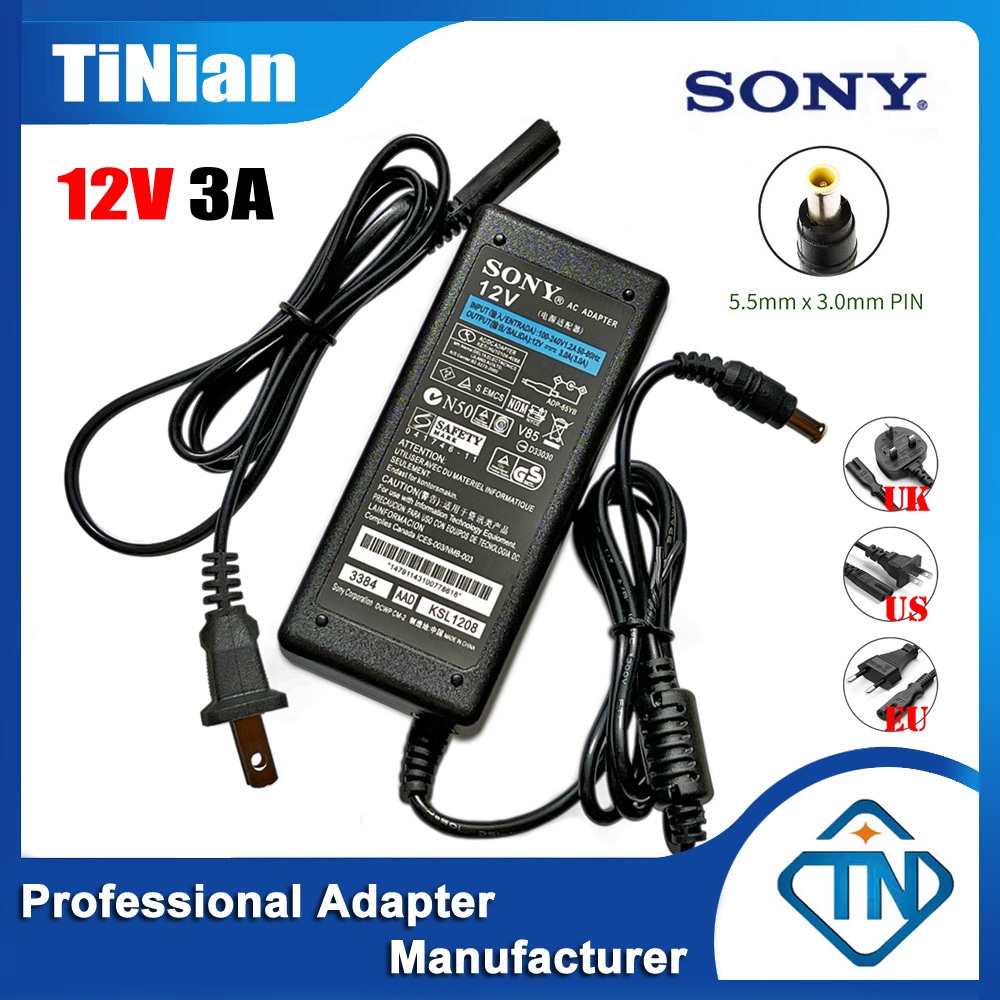 อะแดปเตอร์ชาร์จพาวเวอร์ซัพพลาย 12V AC DC สําหรับ Sony Playstation VR ...