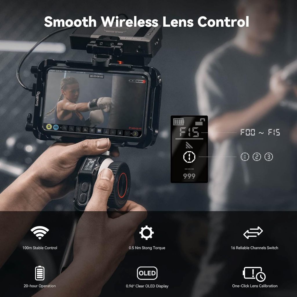 Smallrig Wireless Handwheel Controller & MagicFIZ Wireless Follow Focus ...