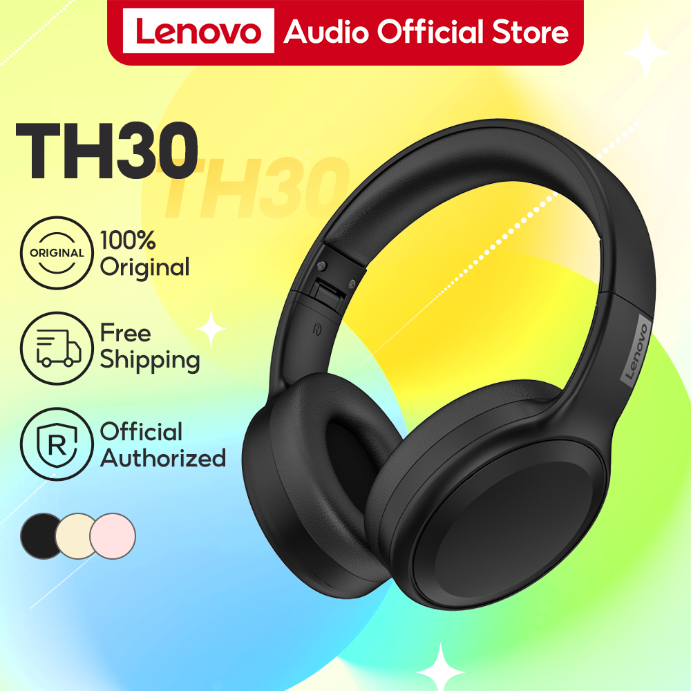 Lenovo TH30 หูฟังบลูทูธ TWS หูฟังสเตอริโอบลูทูธ พร้อมไมโครโฟน สําหรับ ...
