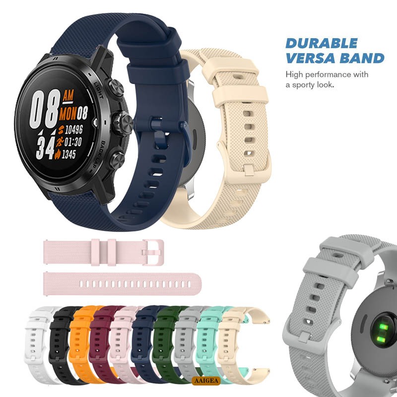 20 มม.22 มม.สายนาฬิกาซิลิโคนสําหรับ COROS PACE 2 3 / APEX 2 Pro 3 42 ...