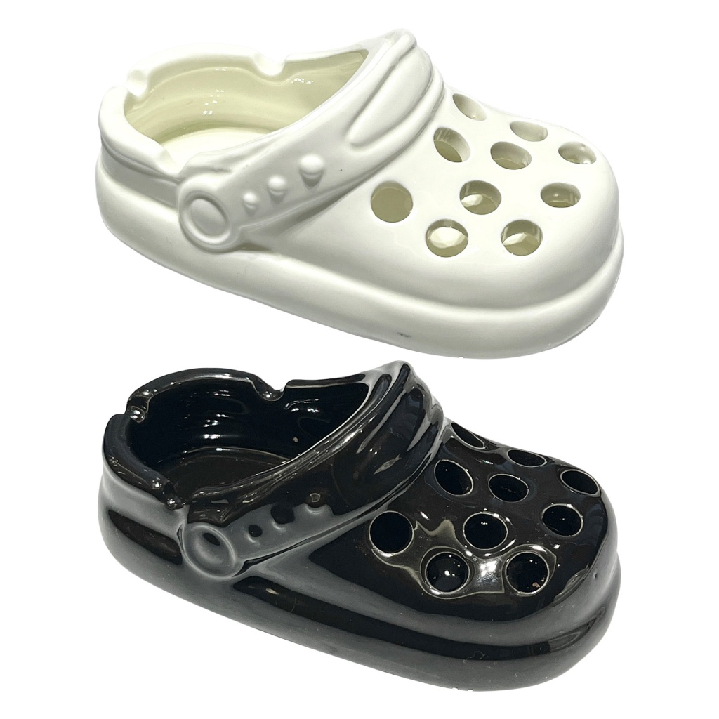ที่จัดระเบียบฝุ่น Crocs Shape| ที่เขี่ยบุหรี่ทรงรองเท้าแตะหลุม | Shoe ...