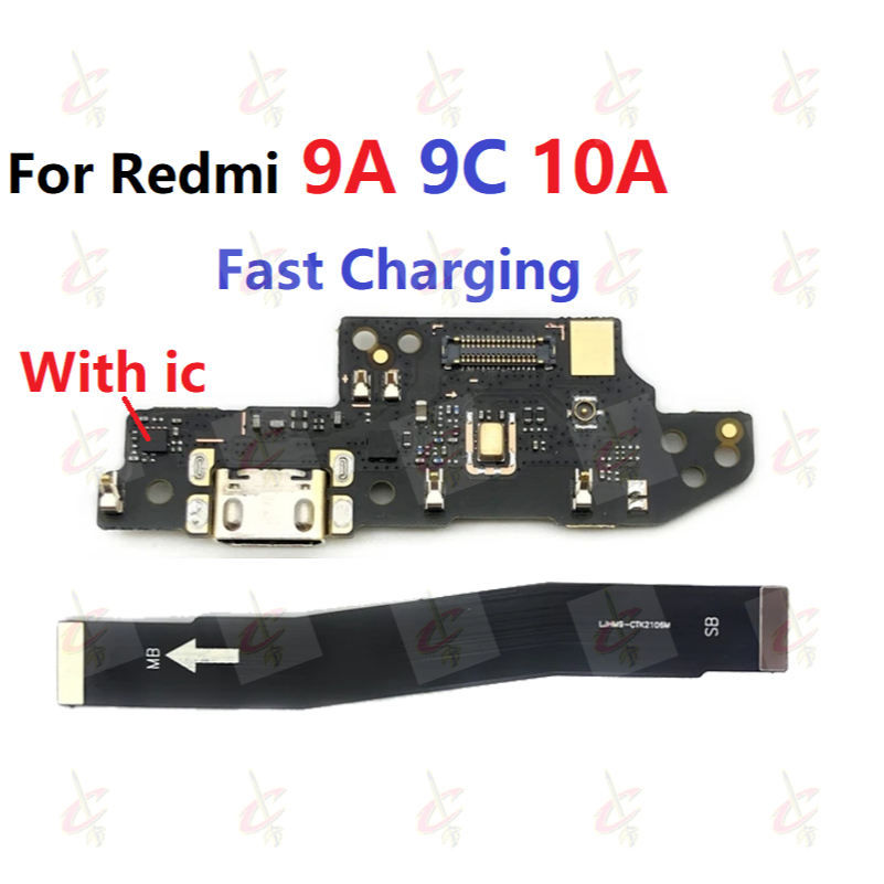 USB แพรตูดชาร์จ (Charging board) สําหรับ Redmi 9C 9A 10A แพรต่อจอ แพร ...