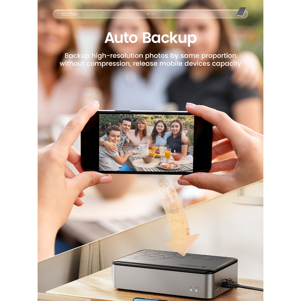 Orico NAS Personal Storage Private Cloud Home Cloud Storage สําหรับ 3.5 ...