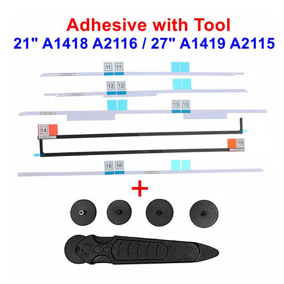 ใหม่จอแสดงผล LCD แถบกาวสติกเกอร์เทปสําหรับ iMac 21.5 "A1418 A2116 27 ...