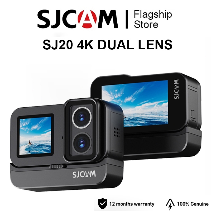 Sjcam SJ20 Action Camera Dual Lens 4K Dual Touch Screen 6-Axis Anti ...