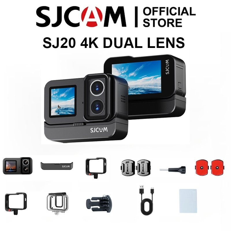 Sjcam SJ20 Action Camera Dual Lens 4K Dual Touch Screen 6-Axis Anti ...