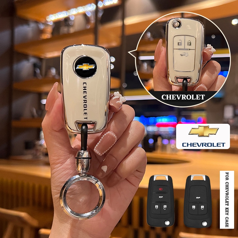 Tpu Key Cover Holder พวงกุญแจสําหรับ Chevrolet Cruze/Sonic/Trailblazer ...