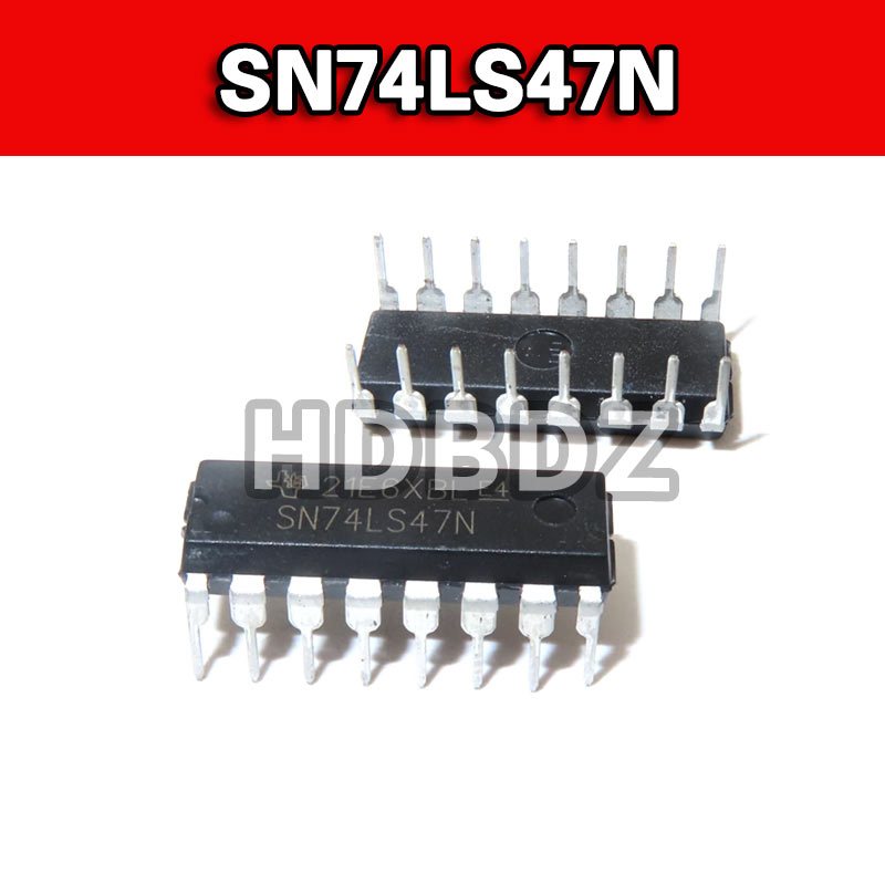 2-10pcs SN74LS47N DIP16 จอแสดงผลไดร์เวอร์ชิป IC | Shopee Thailand