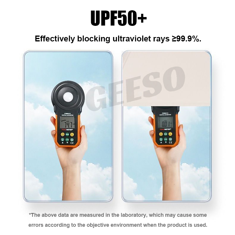 GEESO เลือกได้ 7 สี Automatic ร่ม 24 Ribs UPF50+ 23นิ้ว ร่มพับลม เส้นผ่าศูนย์กลาง 105ซม | Shopee ...
