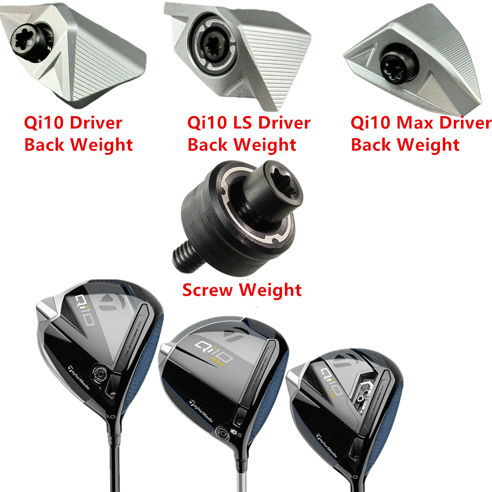 1 ชิ้นกอล์ฟคลับกลับ/สกรูน้ําหนักสําหรับ Taylormade Qi10 Driver, Qi10 LS ...