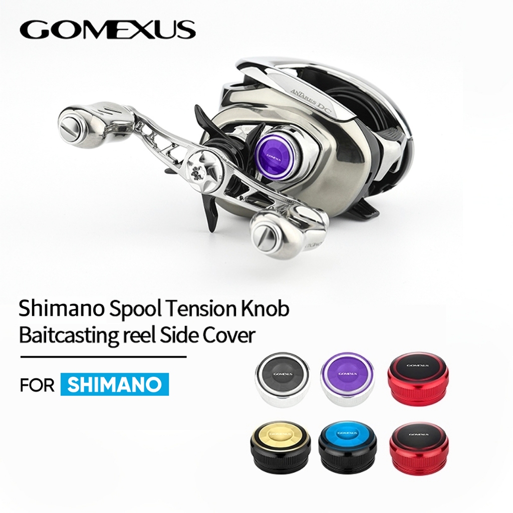 Gomexus Spool ความตึงเครียดลูกบิดหมวกสําหรับ Shimano SLX Antares ...