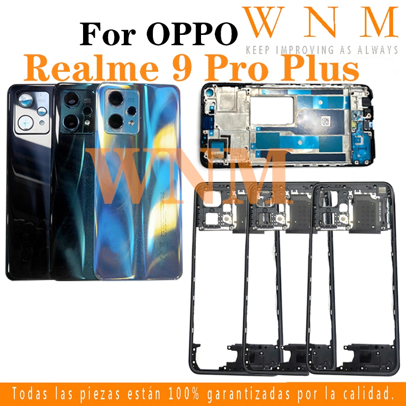 ฝาหลังแบตเตอรี่สําหรับ OPPO Realme 9 Pro Plus 5G RMX3392 RMX3393 ฝาหลัง ...
