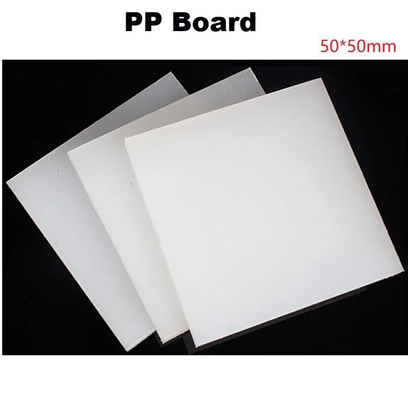 50*50mm PP Board Polypropylene Plastic Non Toxic Chopping Board DIY ...