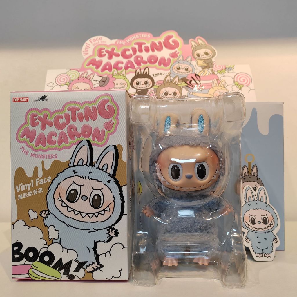 Popmart LABUBU Heart Macaron Vinyl Doll LABUBU Doll Mystery Box LABUBU ...