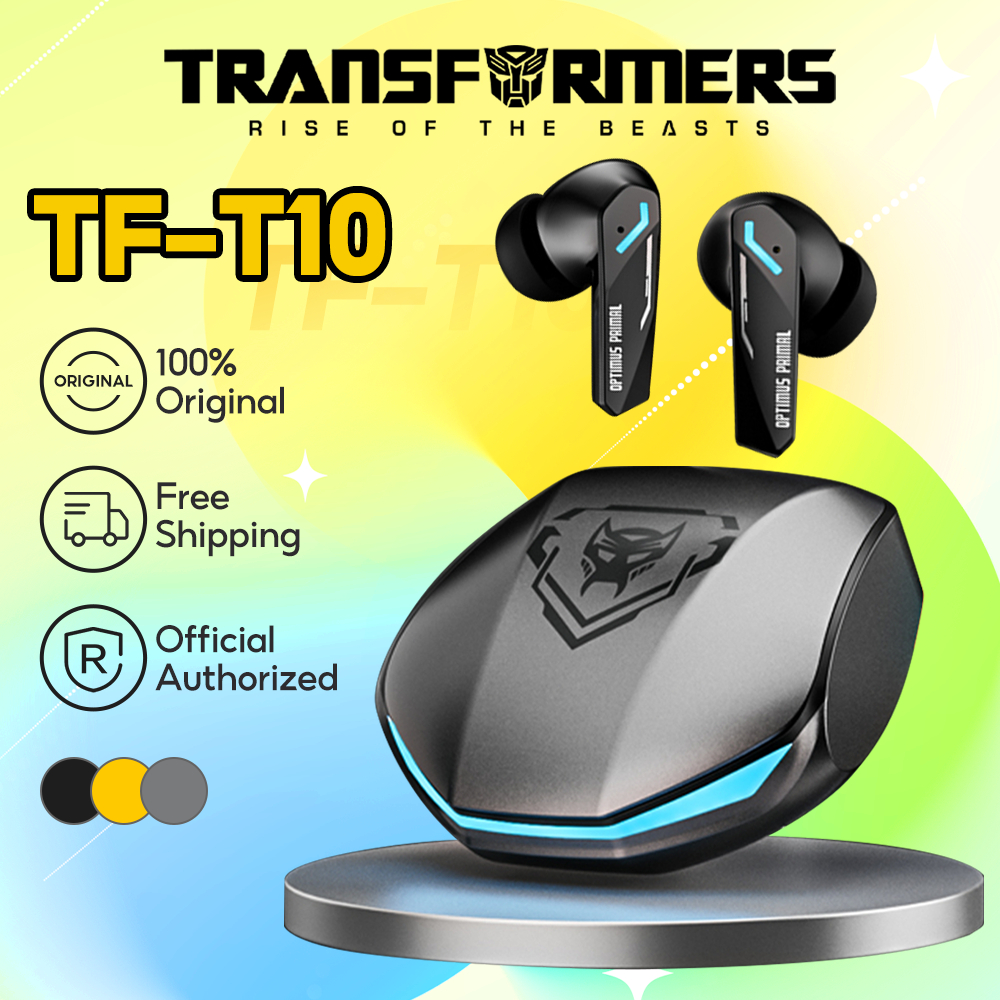 Transformers TF-T10 ใหม่ TWS ชุดหูฟังสเตอริโอไร้สายบลูทูธ V5.4 โหมดเพลง ...