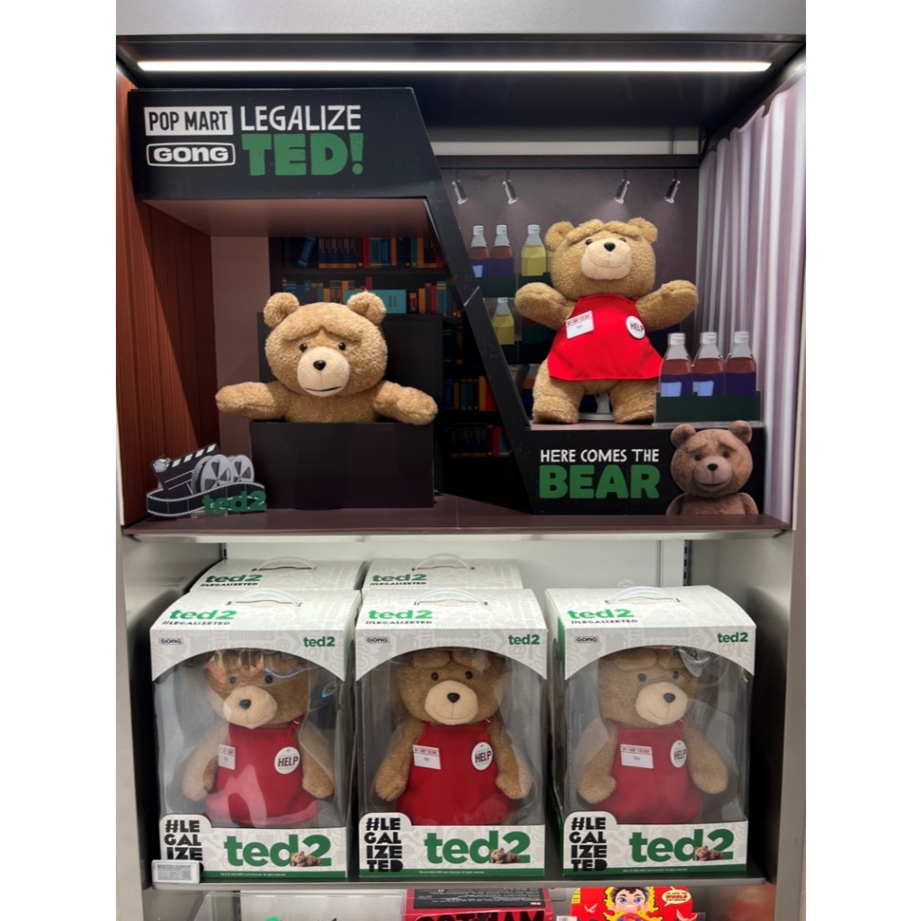 ️พร้อมส่ง ️ Pop MART Ted 2 Bear Mobile Plush Doll แท้💯Popmart | Shopee ...