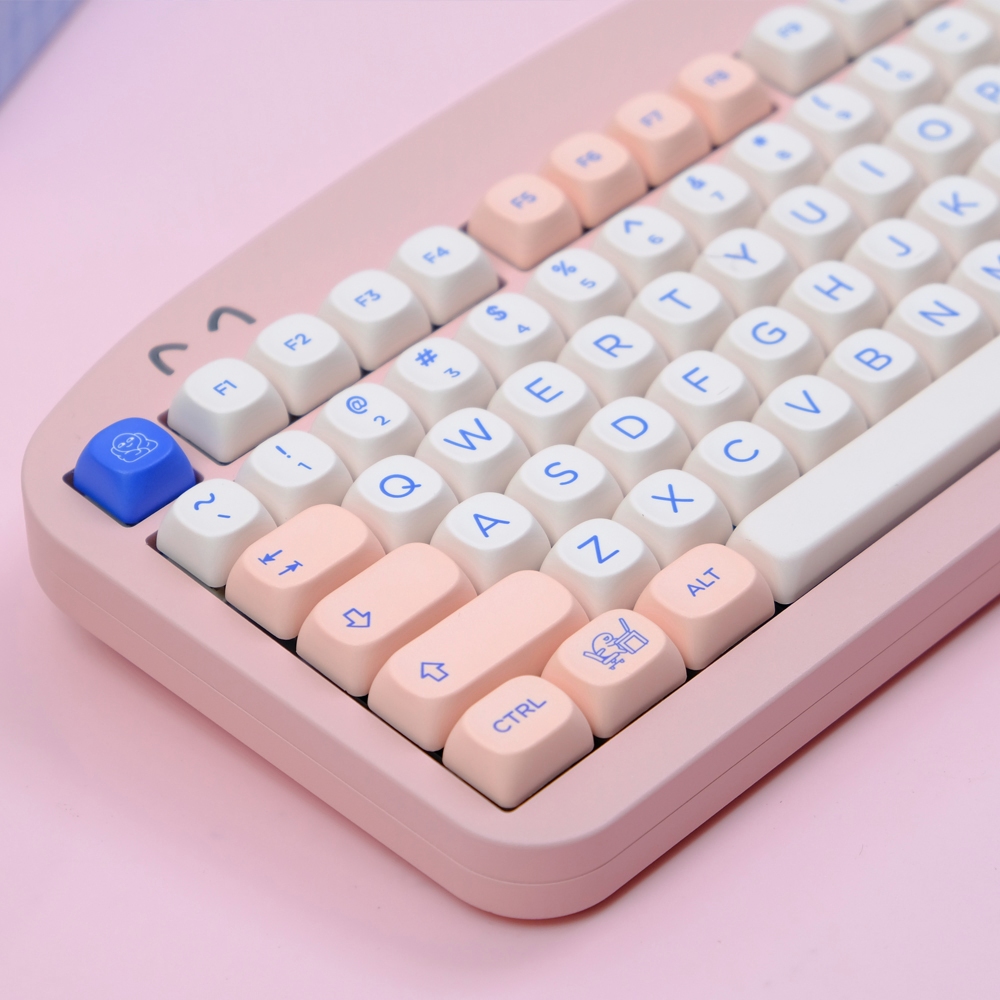 Xoa MOA Profile Keycaps POCO Pink Keycaps PBT Dye Sublimation keycap ...