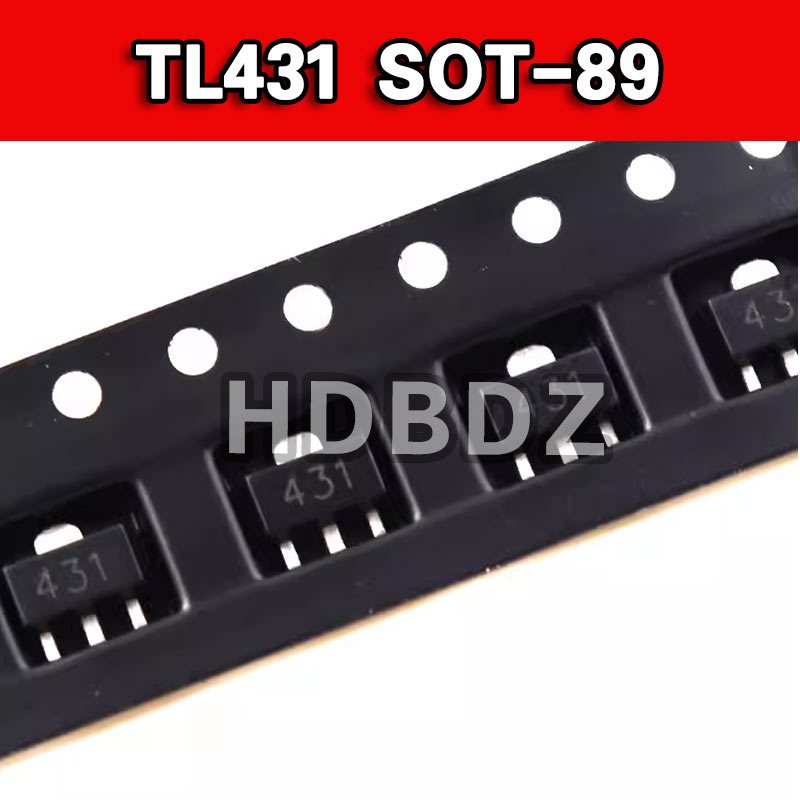 50pcs TL431 SOT-89 431 แพทช์ตัวควบคุมแรงดันไฟฟ้า Triode IC SMD | Shopee Thailand