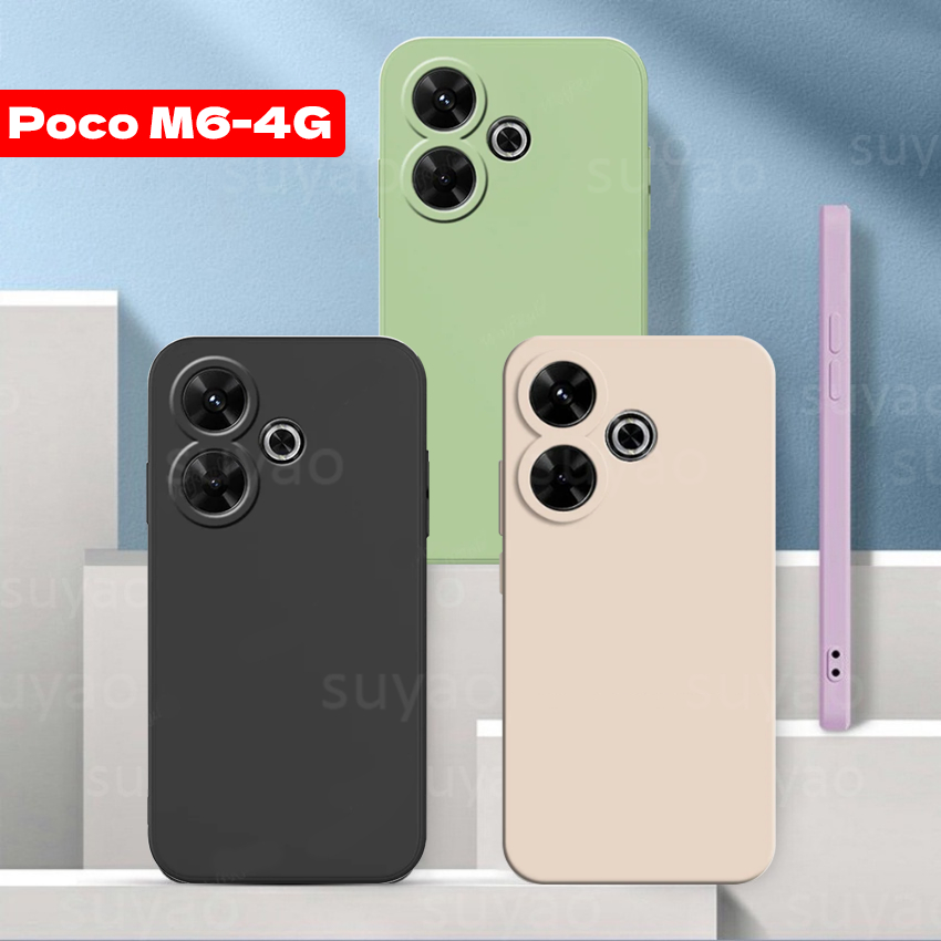 สําหรับ Xiaomi Poco M6 X6 F6 Pro Redmi 13 Trubo3 4G 2G 2024 โทรศัพท์กรณี Soft TPU ยางเกราะกันชน ...