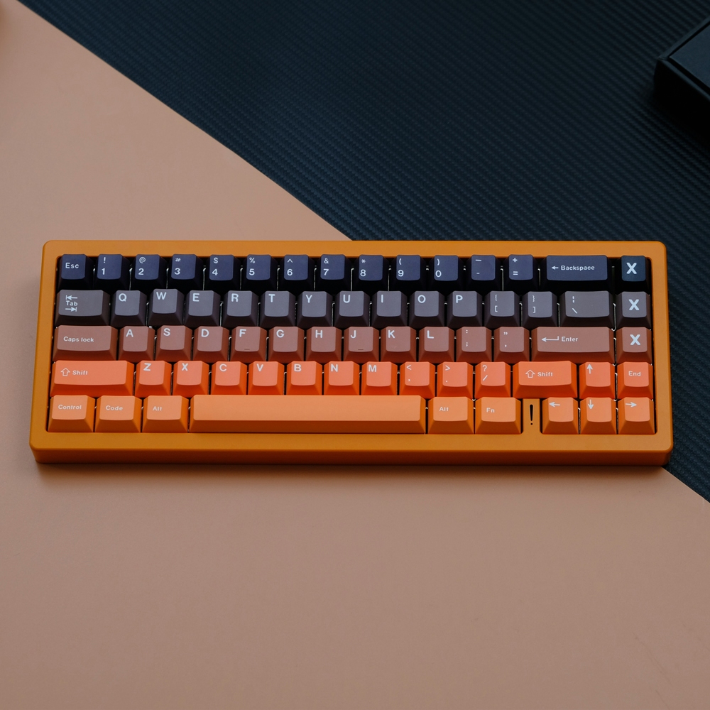 Sunset Glow Gradient Keycaps Cherry/MOA โปรไฟล์ PBT Dye Sublimation ...