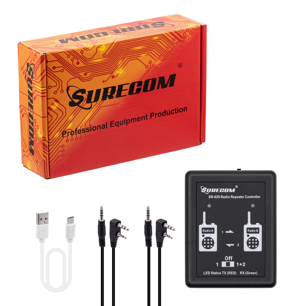 Surecom SR-629 2 in 1 ตัวควบคุมเครื่องทวนสัญญาณ Duplex | Shopee Thailand