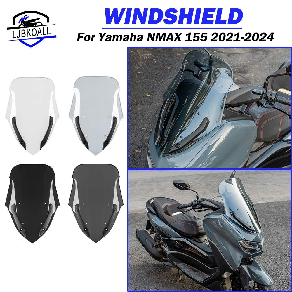 Ljbkoall N-MAX155 NMAX155 125 กระจกกระจกสําหรับ Yamaha N-MAX NMAX 125 ...