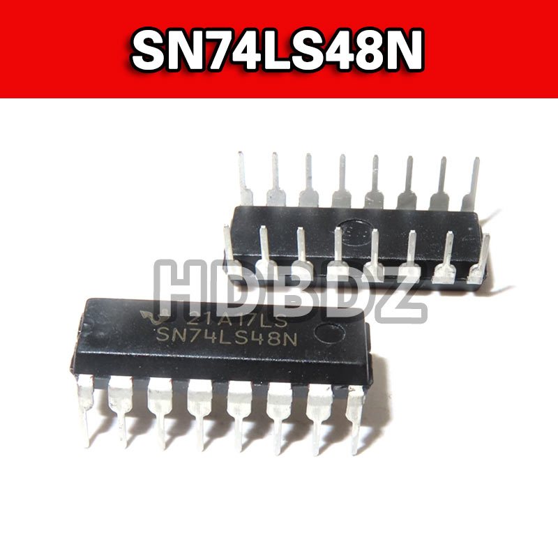 2-10pcs 74LS48 SN74LS48N DIP-16 HD74LS48P ชิปไดร์เวอร์ IC | Shopee Thailand