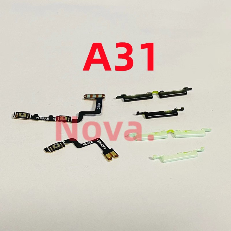 สําหรับoppo A31 2020 ปุ่มปรับระดับเสียงไฟสวิตช์กุญแจด้านข้างFlex Cable ...