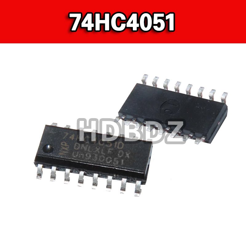 10pcs 74HC4051 SOP16 Analog Multi-Road อเนกประสงค์/สัญญาณแยกชิป IC SMD | Shopee Thailand