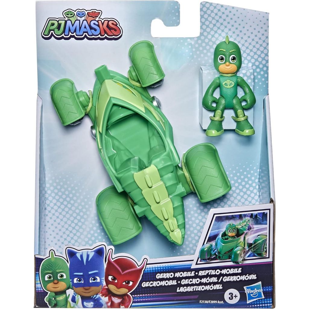 PJ Masks Gekko-Mobile Preschool Toy, Gekko Car with Gekko Action Figure ...
