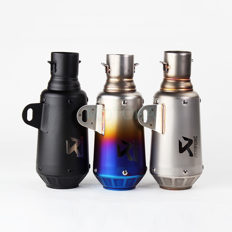ดัดแปลงรถจักรยานยนต์ Universal ท่อไอเสีย Inlet 51mm Silencer R1 R3 R6 ...